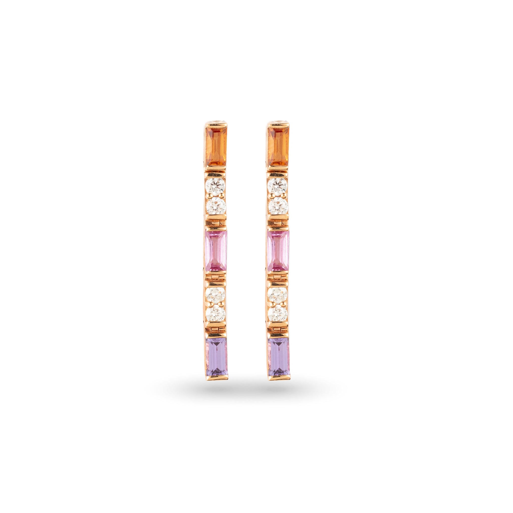 Multi Color Drop Earrinngs